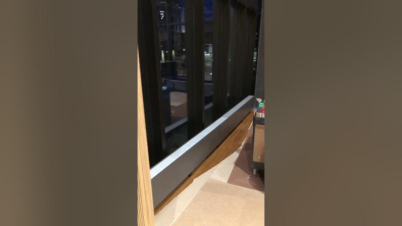 Motorized mecho shade install - YouTube