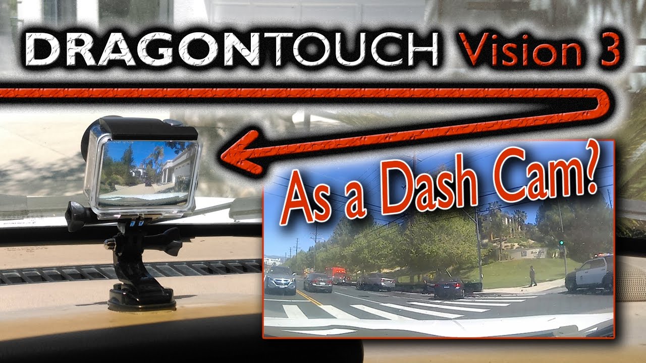Dragon Touch Vision 3 Action Camera Dash Cam Test | Real-World Footage ...