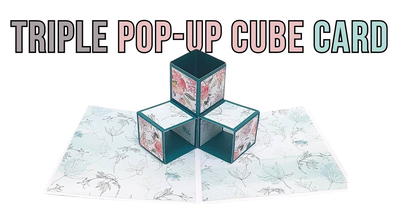 Triple Pop Up Cube Card | Easy Tutorial - YouTube