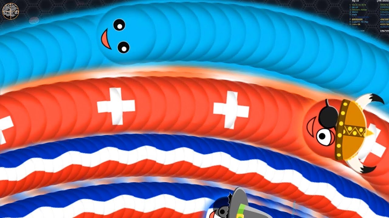Wormate.io World Biggest Worms Party Ever | Wormateio Epic Moments ...