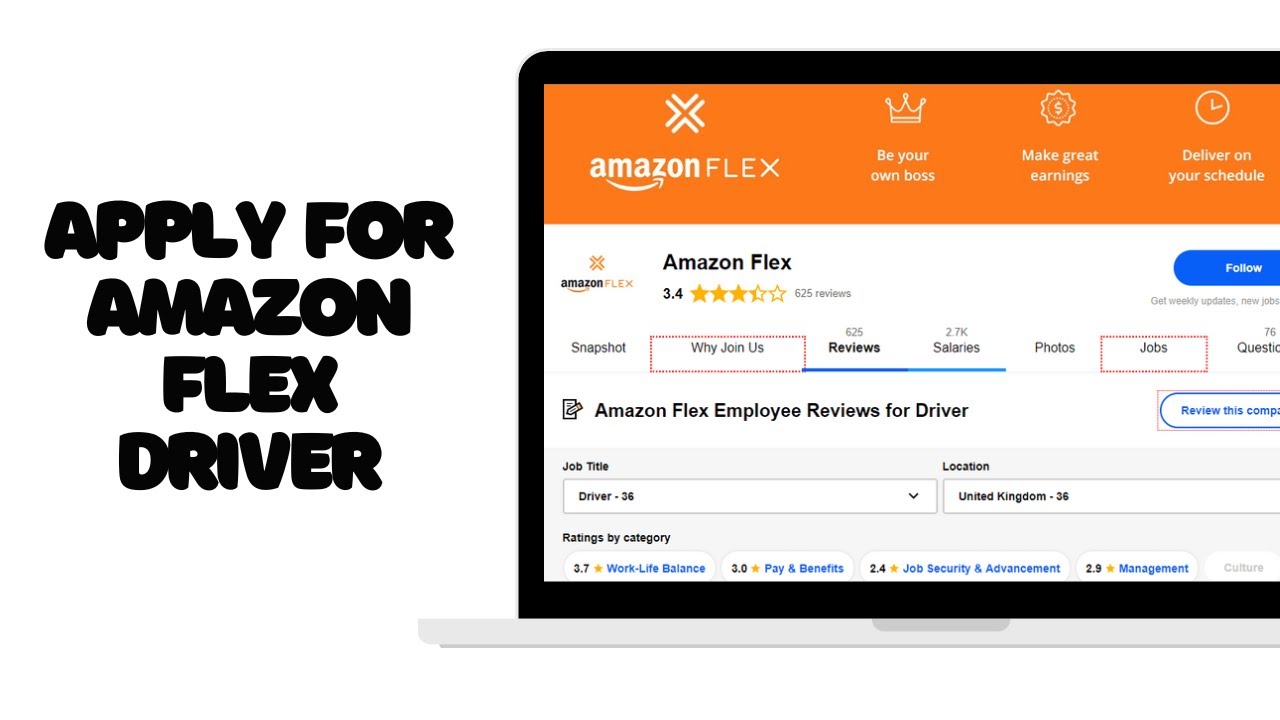 How to Apply for Amazon Flex Driver | Sign Up for Amazon Flex Delivery ...
