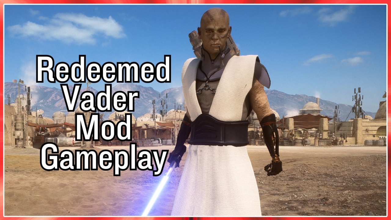 Star Wars Battlefront II - Redeemed Darth Vader Mod Gameplay - YouTube