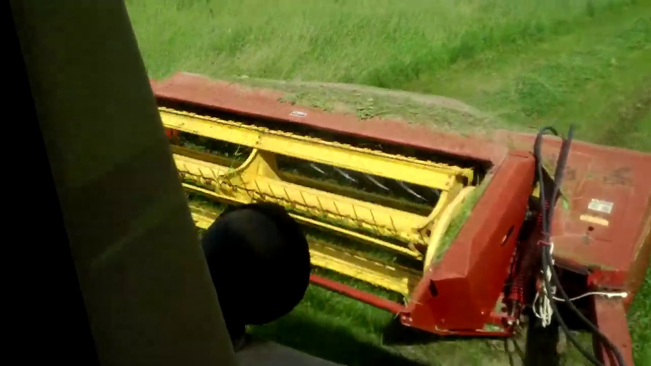 Cutting hay with Case 970 #2 - YouTube