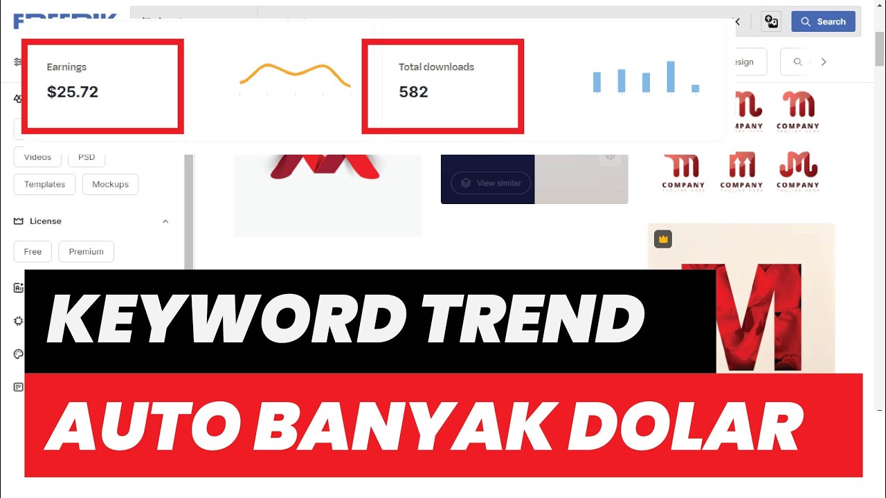 KEYWORD TRENDING DI MICROSTOCK, AUTO BANYAK DOWNLOAD !!! - YouTube