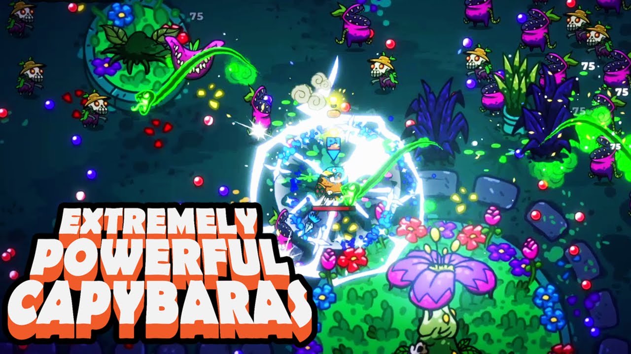 New Update 】The Cursed Garden!! + SKINS!!【 Extremely Powerful Capybaras ...
