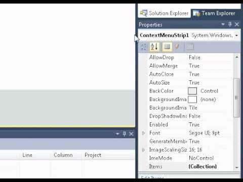 How to use Contextmenustrip or apply Right Click Menu in your program in vb10, 08 or .NET ...