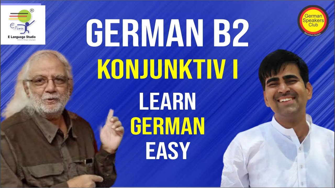 Konjunktiv 1 | B2 C1 | German Grammar | Deutsch lernen | Learn German ...