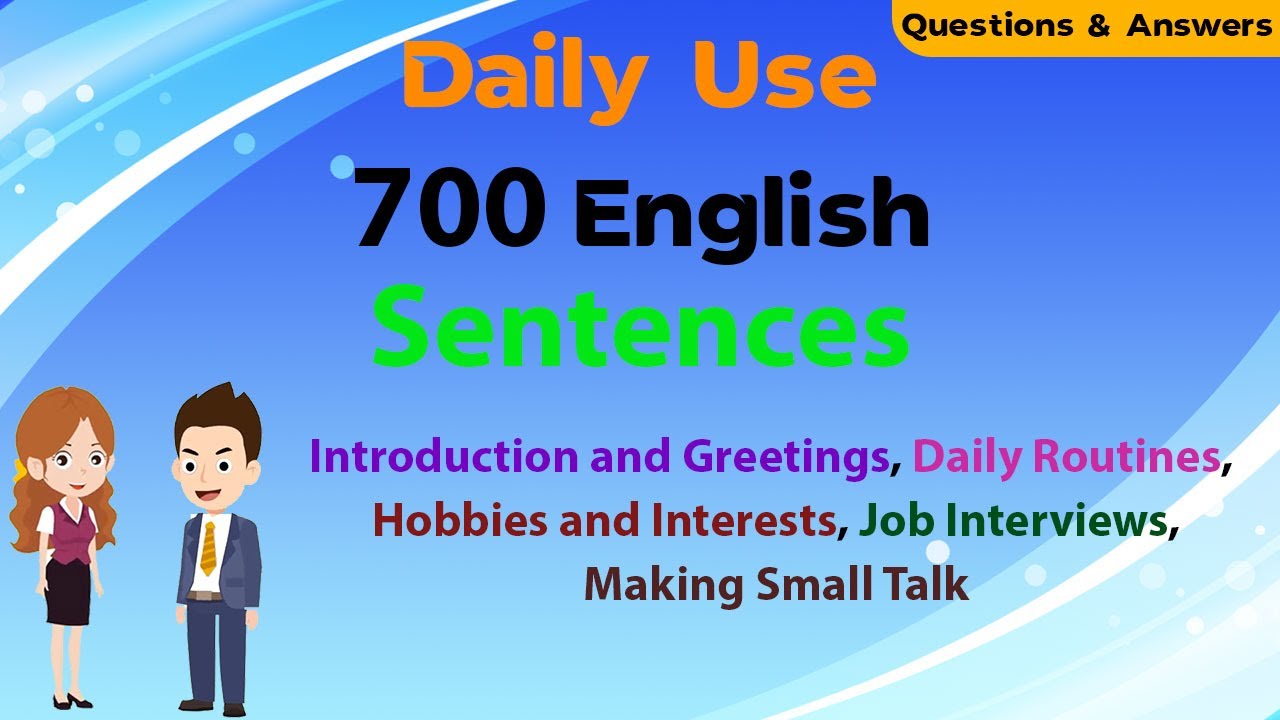 English Conversations for Introduction, Greetings,Daily Routines ...