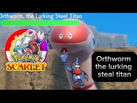 Fighting the steal type titan (part 14) Pokémon scarlet - YouTube