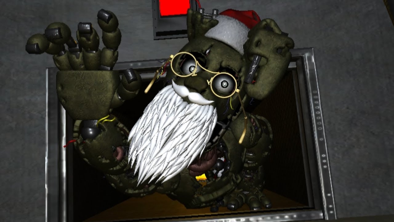 ahora springtrap es santa Claus THE CHRISTMAS ATTRACTION parte 3 - YouTube