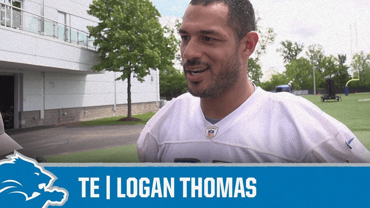 Logan Thomas on continuing to improve as a tight end | Detroit Lions ...