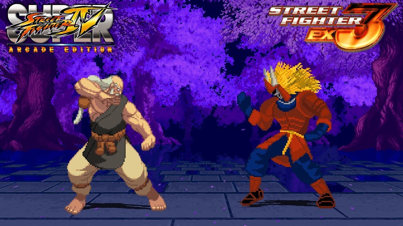 Garuda vs Gouken - Super Street Fighter IV X Street Fighter EX 2 Plus l ...