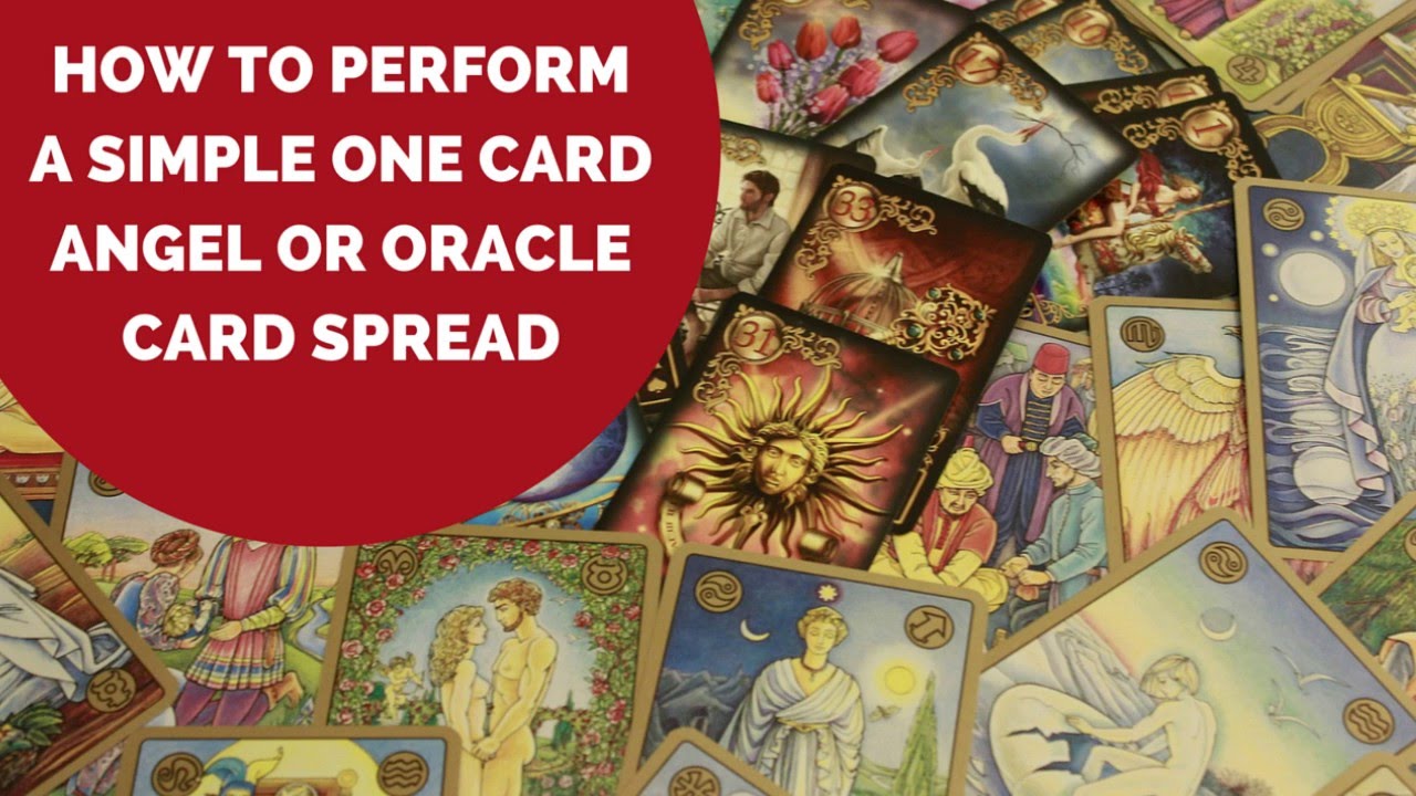 How to Perform a One Card Angel Card Spread - YouTube