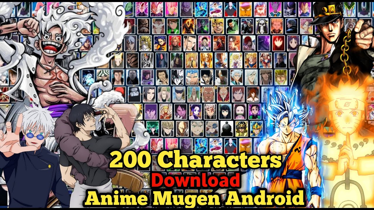New Jump Ultimate Stars Mugen | Best Anime (200 Characters) APK Game ...