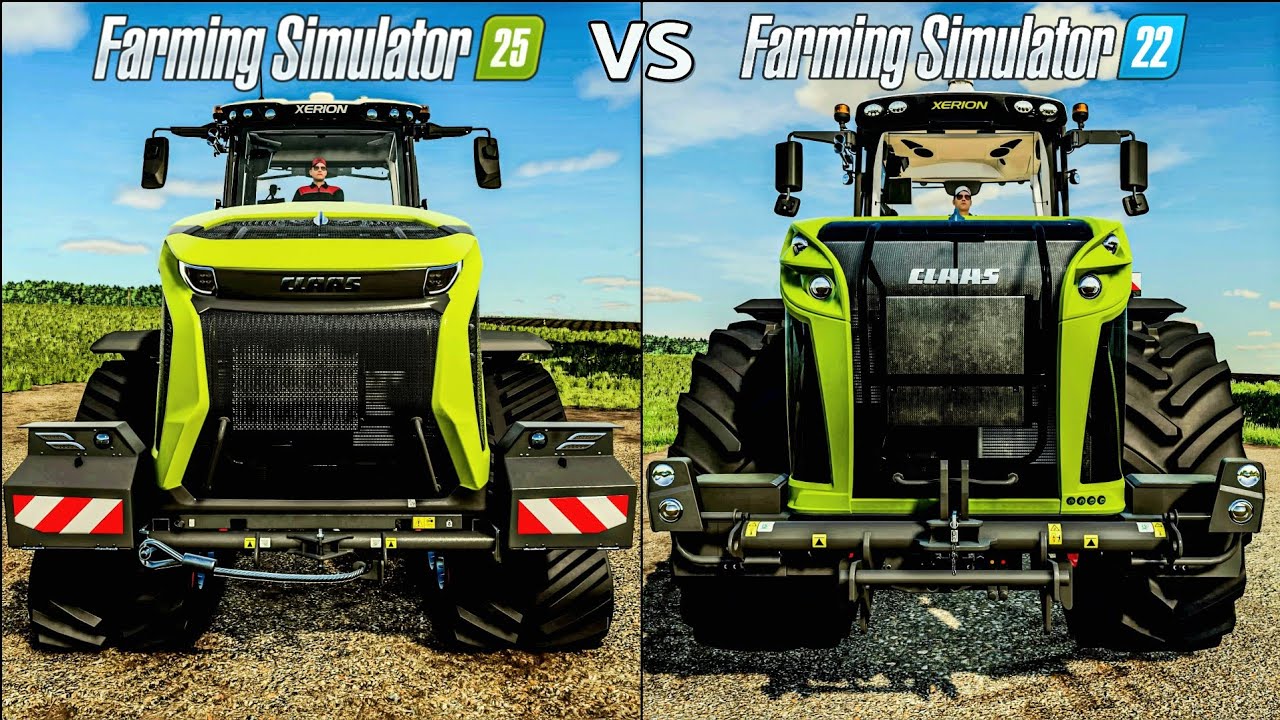 Is Fs25 really better than Fs22? DIRECT COMPARISON - Farming Simulator ...