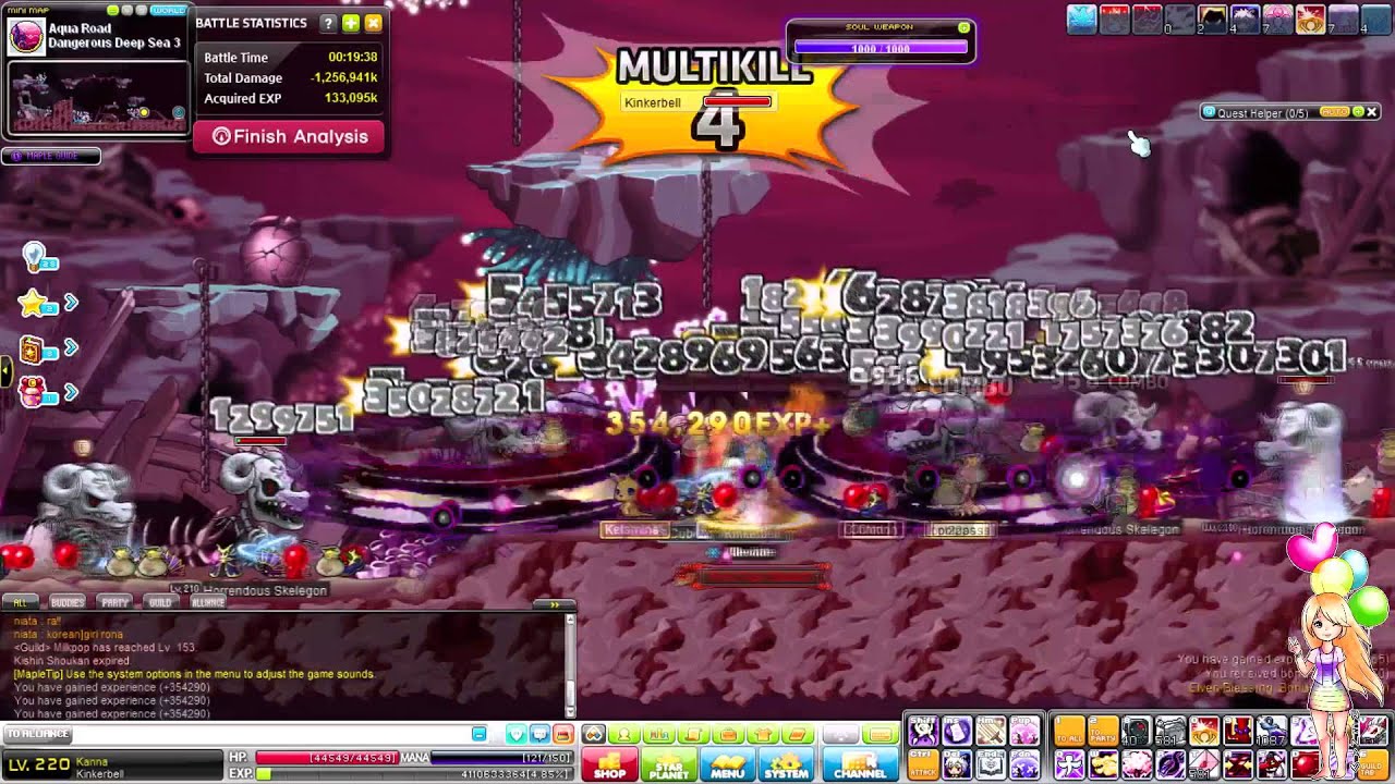 Maplestory REBOOT - Valentine's Event - Farming Blackheart Boxes - YouTube