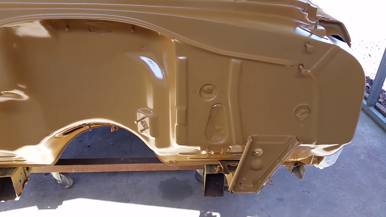 1955 Chevy Belair firewall in Z Chrome - YouTube