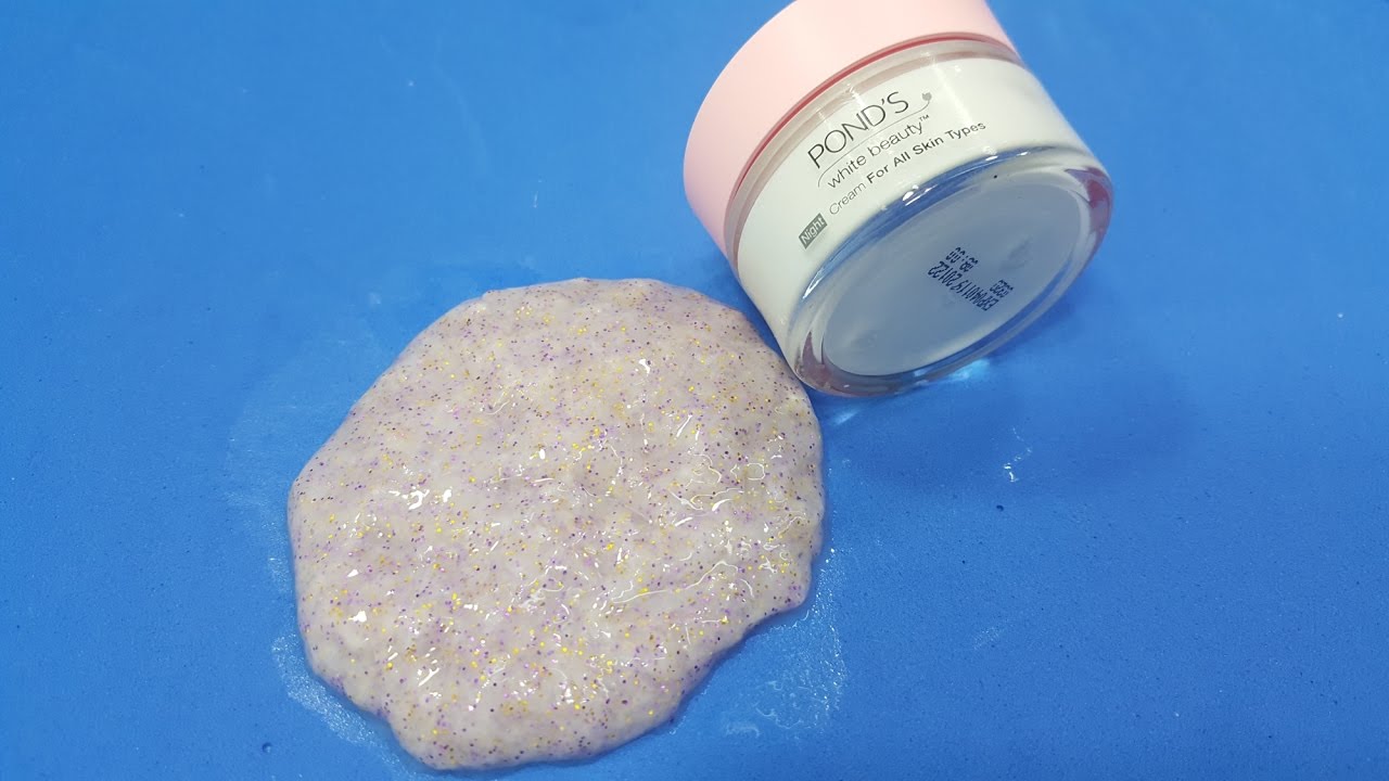 Diy slime flexibility with Salt and lotion POND"S - YouTube