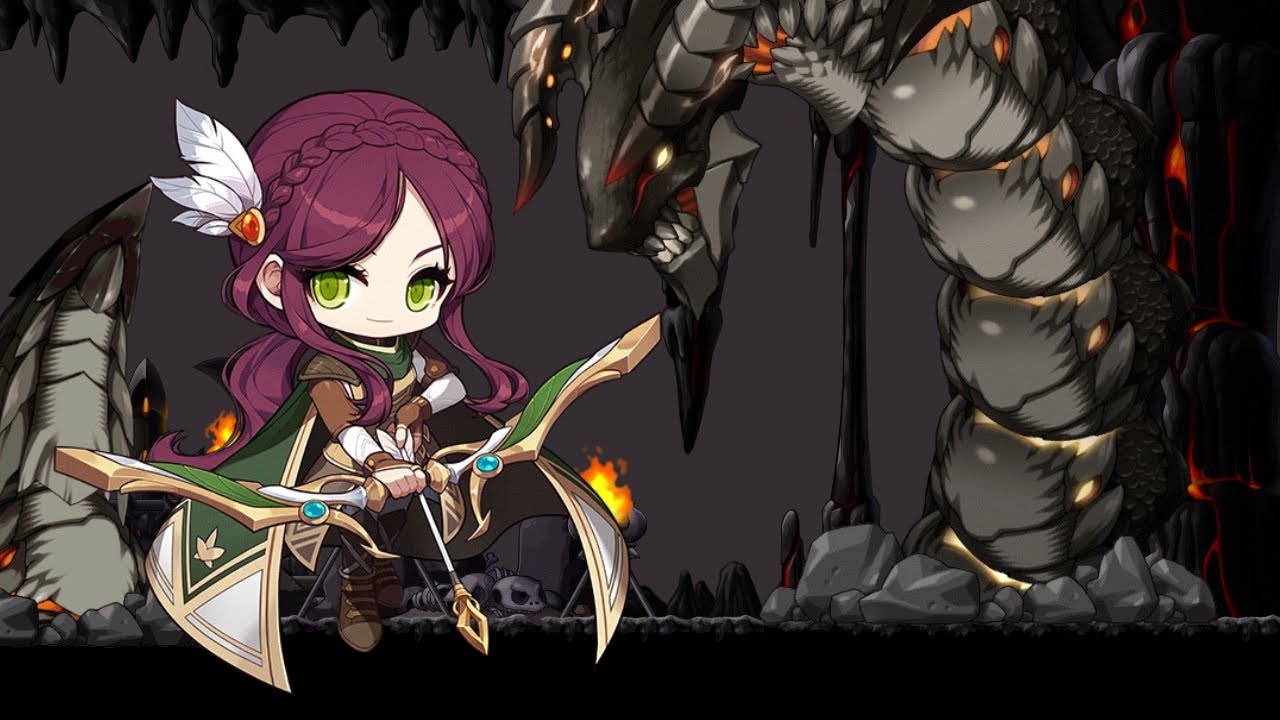 [MapleStory Reboot Solis] 4k Bowmaster Chaos Vellum Solo - YouTube
