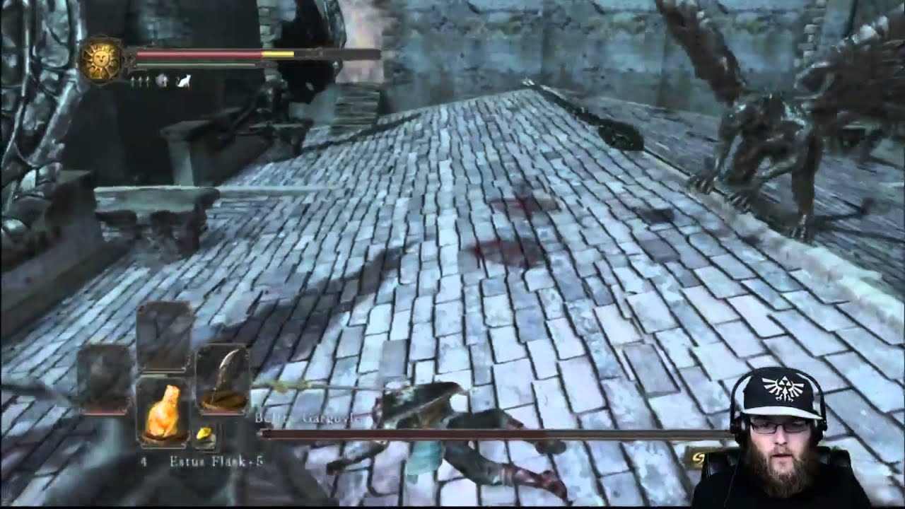 Dark Souls II: Belfry Gargoyles Solo Kill - YouTube