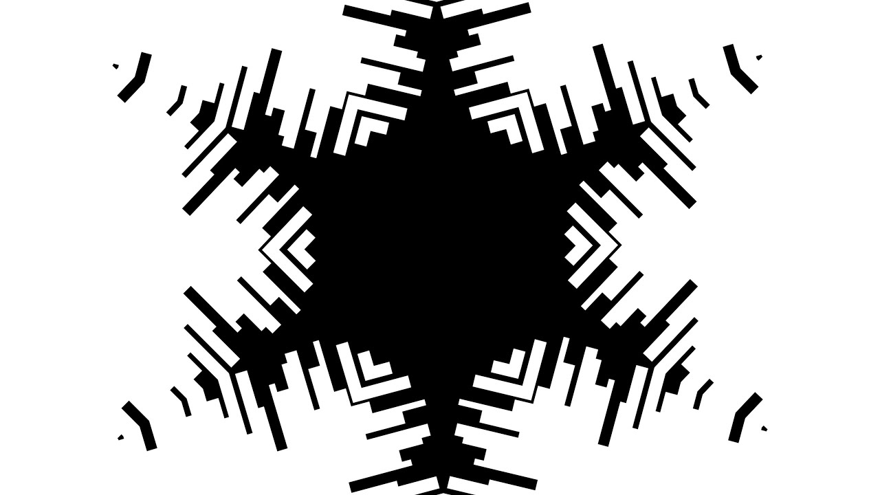 Christmas Snowflakes & Stars Transition Background Overlay (4K Preview ...