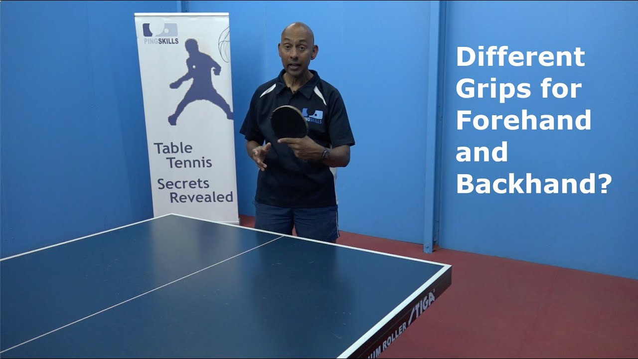 Different Grips For Forehand And Backhand Table Tennis Pingskills