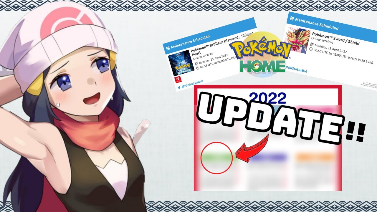 Pokemon Home News Update - BDSP & Sword/Shield UPDATE | Release Date ...