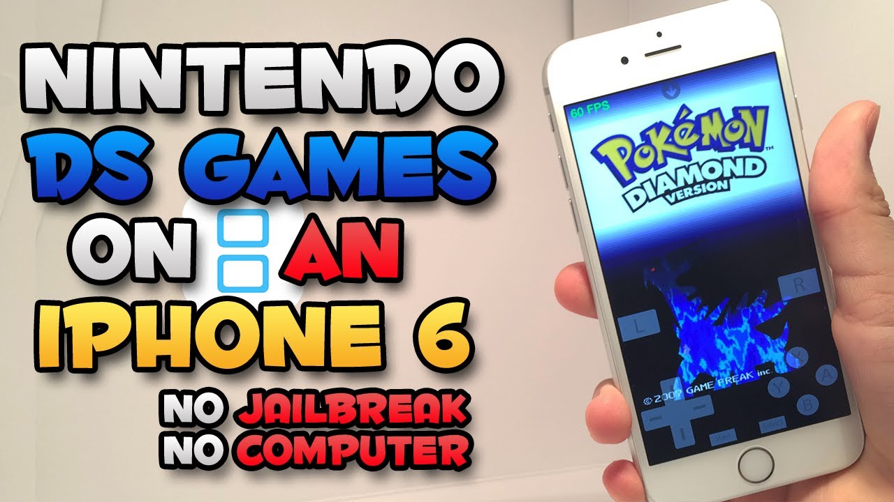 How to download NDS EMULATOR NDS4IOS on IOS 9.3,8,7,6 - YouTube
