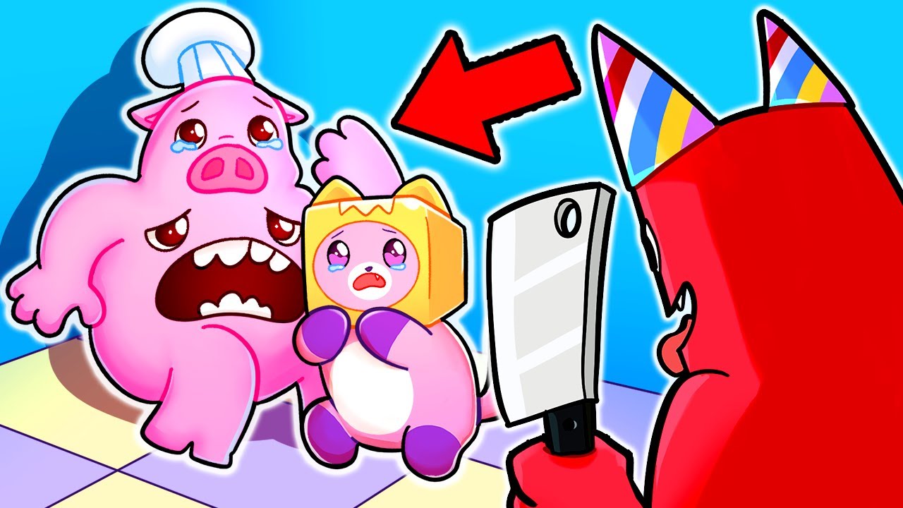 CHEF PIGSTER SAD ORIGIN STORY! (LANKYBOX ANIMATION & MORE!) - YouTube