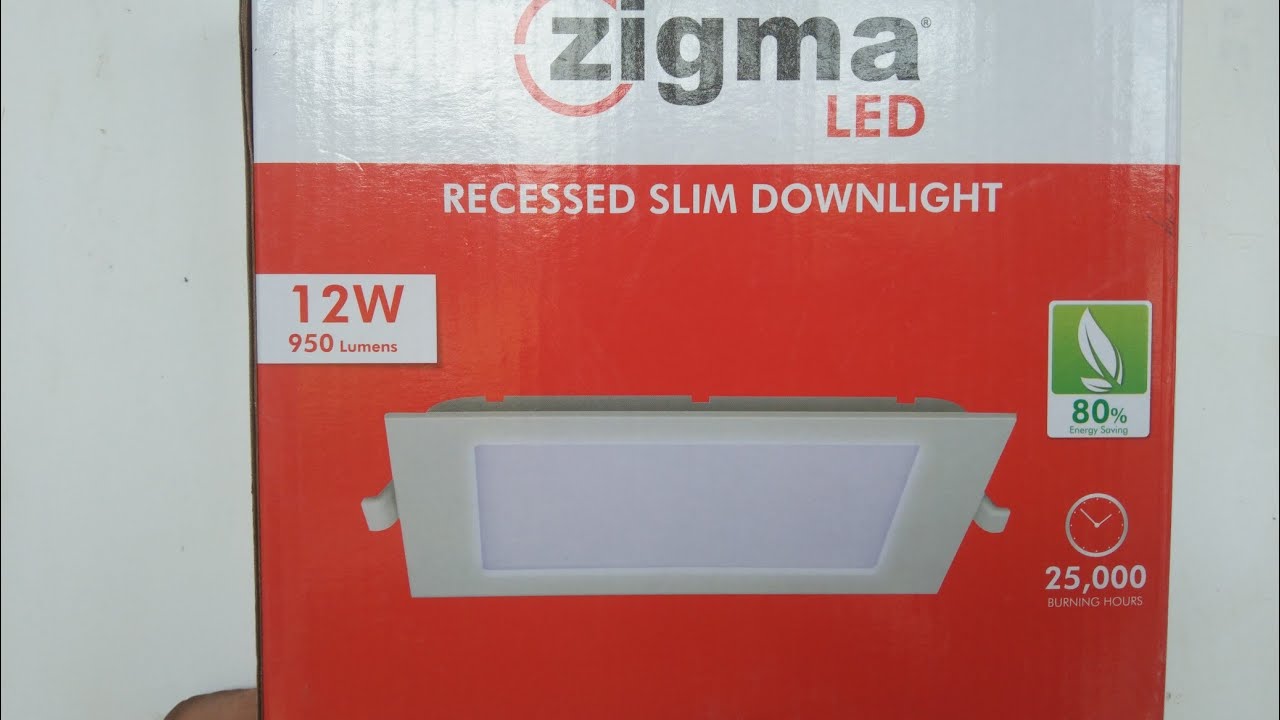 recessed slim downlight installation - YouTube