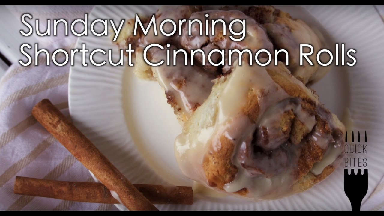 Sunday Morning Shortcut Cinnamon Rolls - YouTube