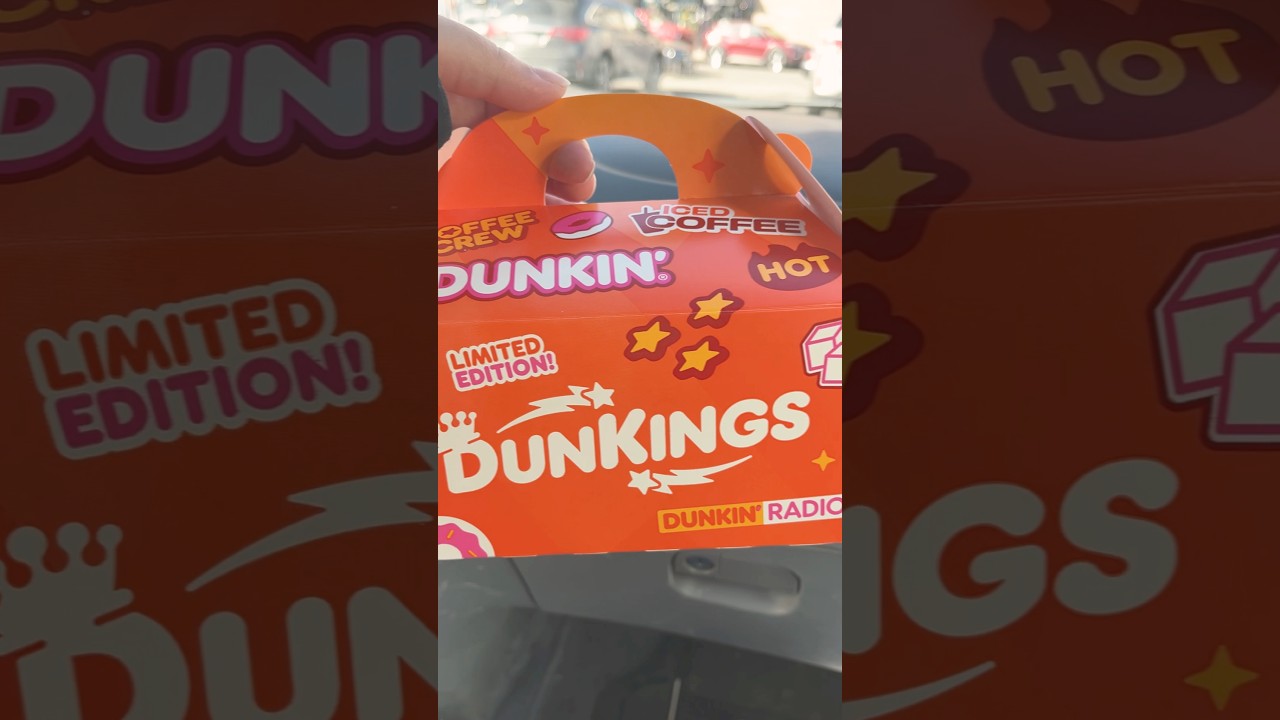 Limited Edition DUNKINGS meals boxes! #dunkindonuts #dd #limitededition ...