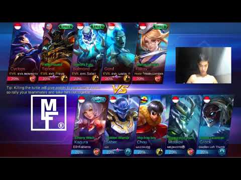 Mobile legends Faker: [New 5vs5 - 4.10.2017] Tigreal, Cyclops, Balmond VS Kagura, Saber, Moskv