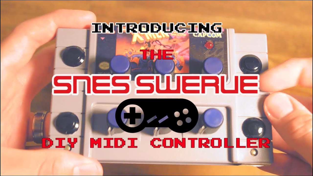 The SNES Swerve (DIY MIDI Controller) Unboxing - YouTube