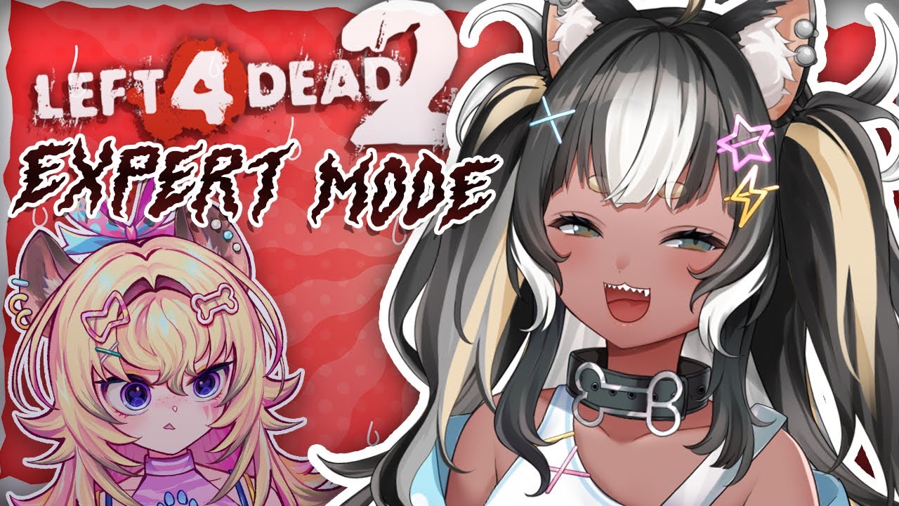 【Left 4 Dead 2】Can Zombies Match Our Bite?! Ft. @Poma_Pon 🐾【V4Mirai ...