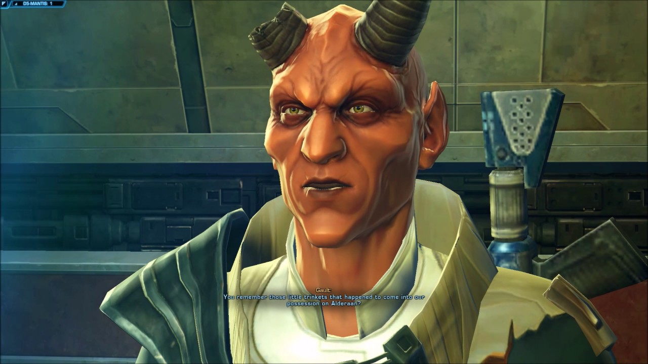 SWTOR (2017) - All Gault Rennow Conversations (Pretty Cool Guy) - YouTube