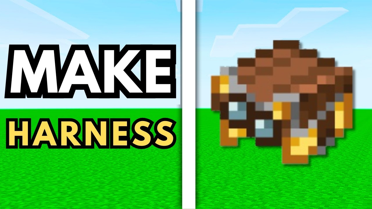 How To Make A Harness Minecraft | 2026 | Step-by-Step - YouTube
