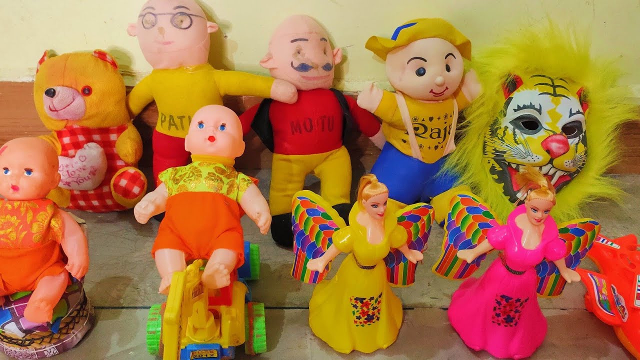 play with toys, car, bus, helicopter, motoo patloo, chhota bheem, jcb ...