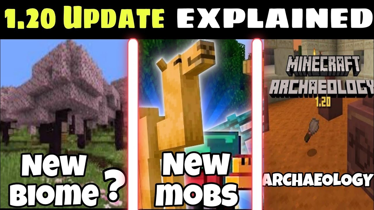 MINECRAFT 1.20 TRAILS AND TALES UPDATE... EXPLAINED EVERYTHING ...