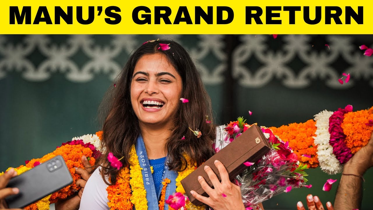BREAKING: Manu Bhaker arrives back home, gets grand welcome | Sports ...