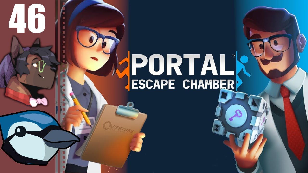 Let's Play Escape Simulator Co-op Part 46 - Portal Escape Chamber DLC ...