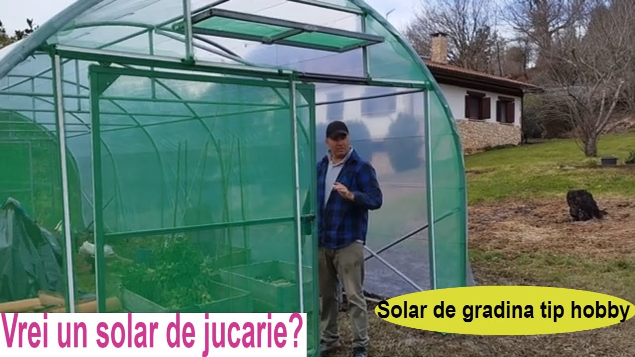 Solar de legume hobby-solar de gradina din deseuri metalice - YouTube