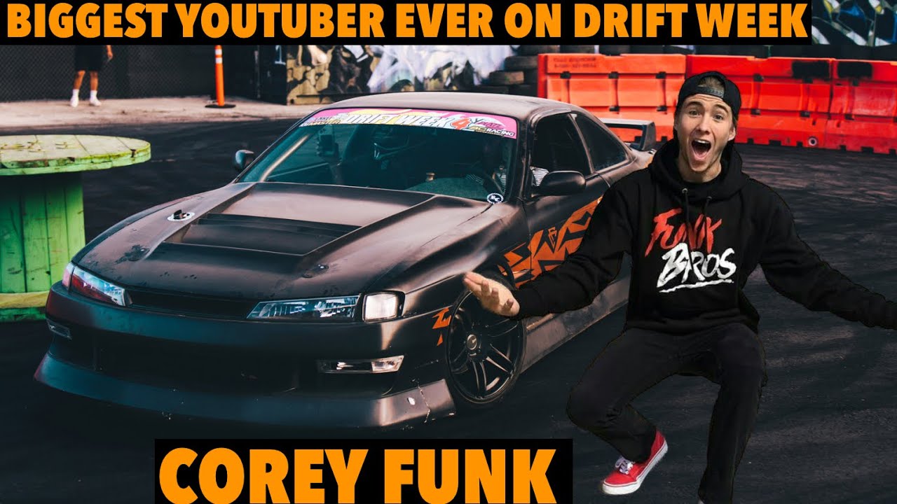 Corey Funk - YOUTUBERS INVADE drifting : ) - YouTube