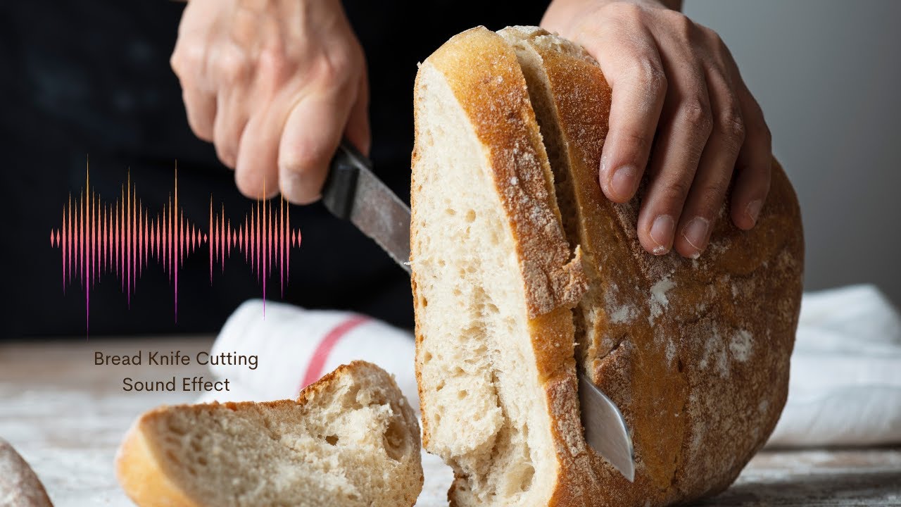 Bread Knife Cutting - Sound Effect - YouTube