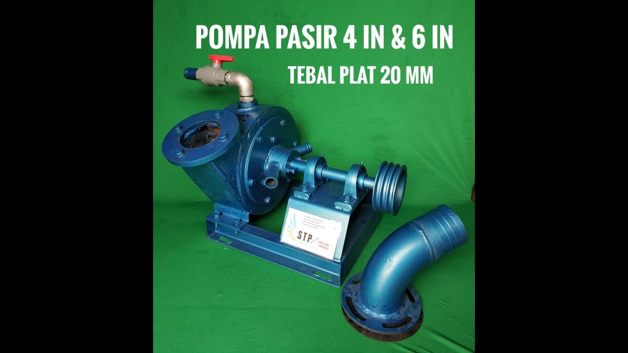 POMPA PASIR TAMBANG 4 IN & 6 IN TEBAL 20MM - YouTube