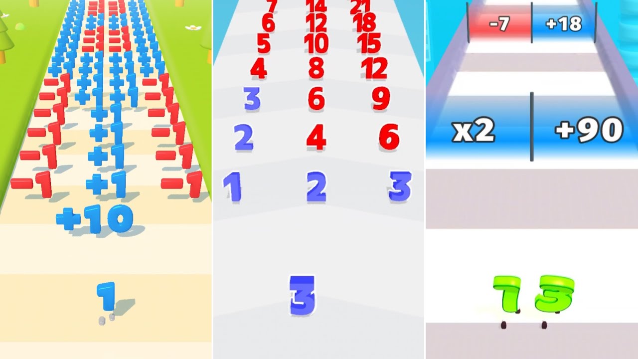 Number Run & Number Master Gameplay - YouTube