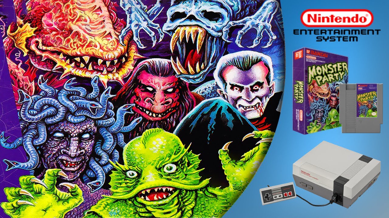 Monster Party [NES] - YouTube