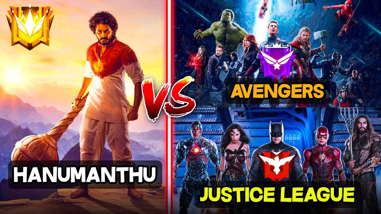 Hanumanthu Vs Avengers & Justice League | 1 Vs 2 🔥 | Indian Superhero ...