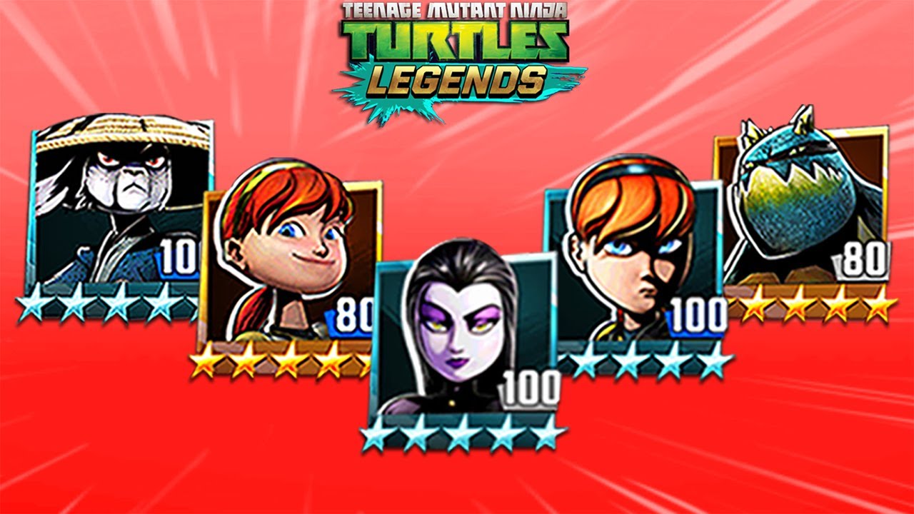TMNT Legends Usagi, April, Slash, April Kunoichi, Shinigami - YouTube