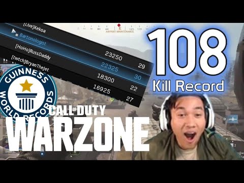 *New* World Record 108 Kills In Warzone Quads, All POVS (Call Of Duty ...